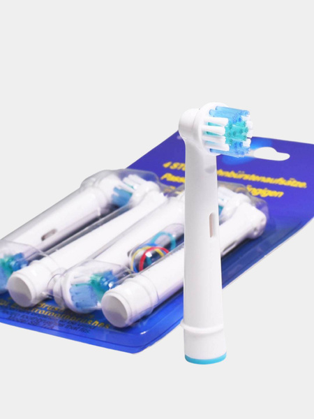 Насадки для электрической зубной щетки Oral B орал би и B.well 4 шт ...
