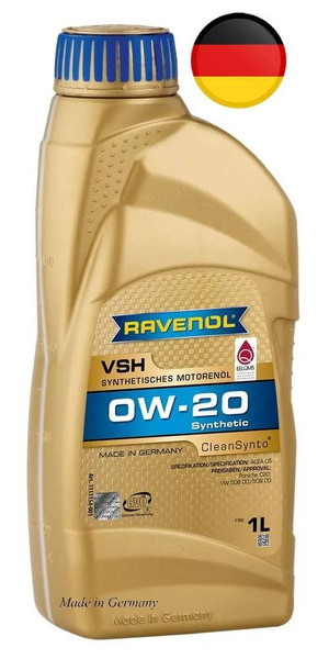 Масло моторное RAVENOL 0W-20 Синтетическое - купить в интернет-магазине OZON (763909033)