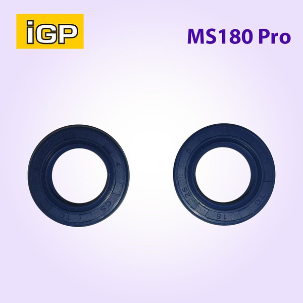 Сальник 15х25х5 MS180-250,280 (компл. 2 шт) PRO IGP/CHAMPION - купить ...