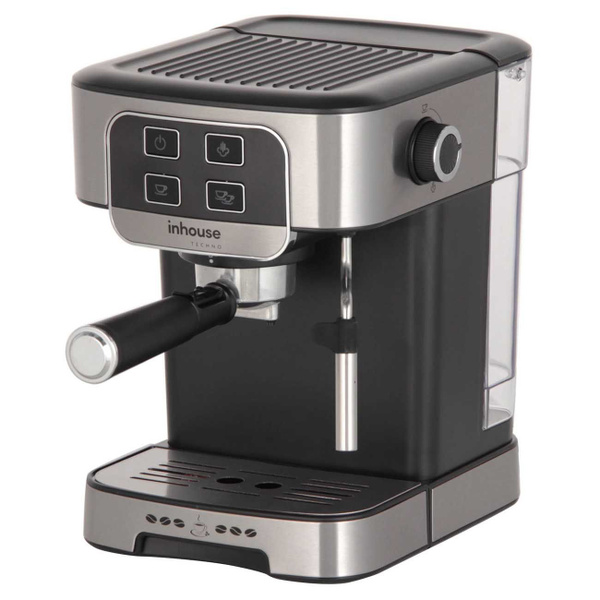 inhouse Кофеварка рожковая ICM1505BK, черный купить на OZON по низкой ...