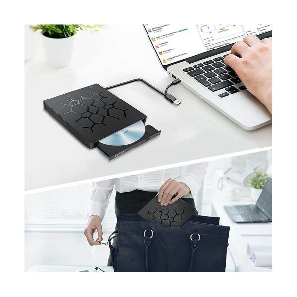 Внешний CD/DVD-привод USB 3.0 Type-C DVD-привод Плеер Оптический привод ...