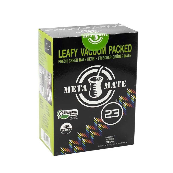 Мате чай Meta Mate 23, 500 гр. (Бразильский органический) (йерба матэ ...