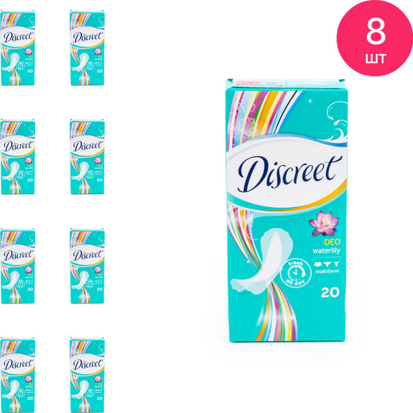 Ежедневные прокладки Discreet / Дискрит Deo Water Lily Multiform ...