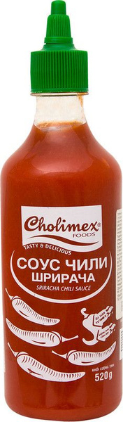 Соус Cholimex Шрирача чили острый, 520мл - купить с доставкой по ...