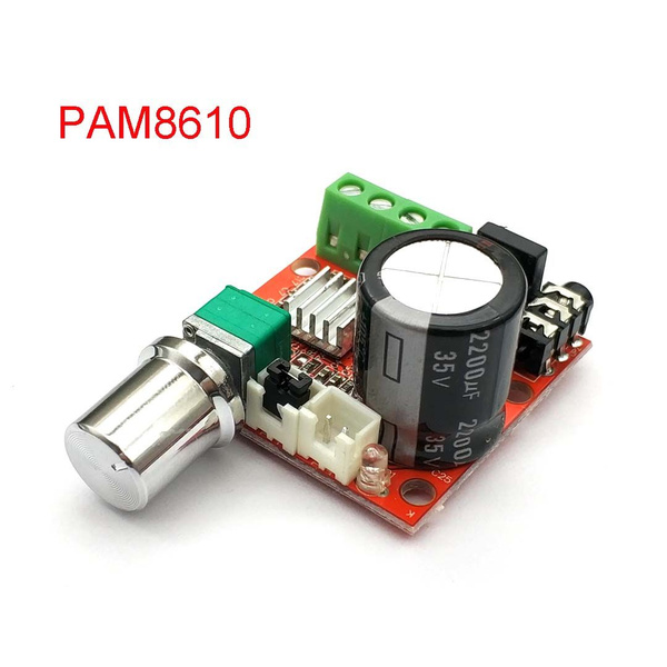 Характеристики 12V Mini Hi-Fi PAM8610 Audio Stereo Amplifier Board ...