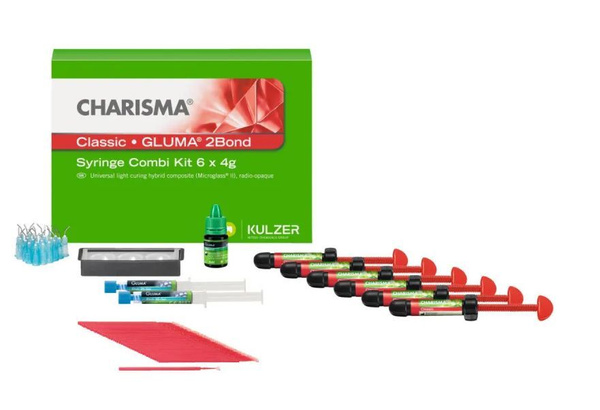 Каризма (Харизма) Классик набор 8 шприцев + Gluma2Bond (4мл) + Etch 35Gel Charisma Classic Combi ...