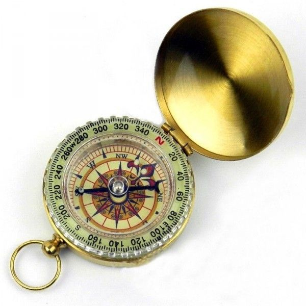 Компас жидкостный Kromatech 45 мм, с крышкой (латунь) - купить с ...