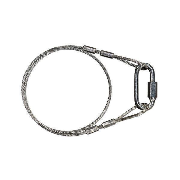 IMLIGHT Тросик страховочный 800мм. с карабином, d2мм, максимальная нагрузка 25кг купить на OZON ...