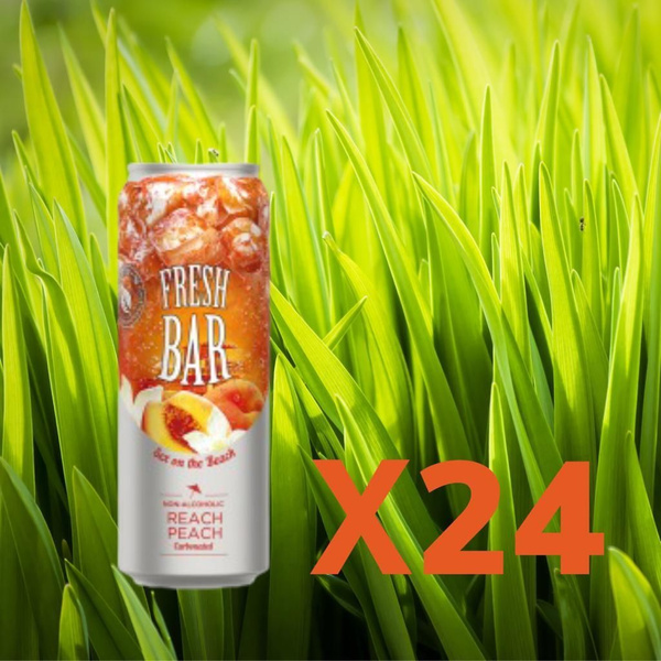 Газированный напиток FRESH BAR REACH PEACH 0,45л., 24 шт. - купить с ...