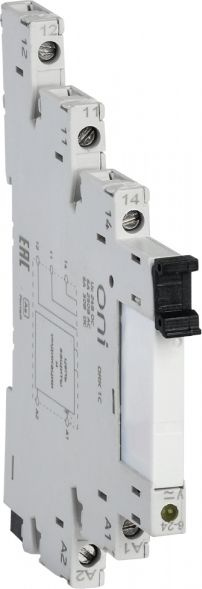 Реле интерфейсное ORK с розеткой 1C 24В DC ONI - купить по выгодной ...