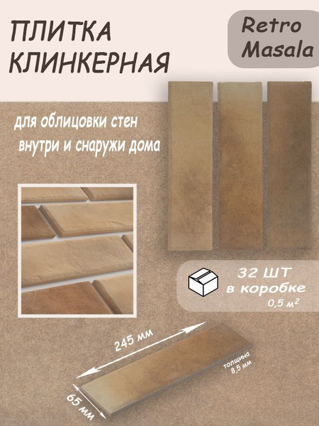 Плитка клинкерная - купить с доставкой по выгодным ценам в интернет ...