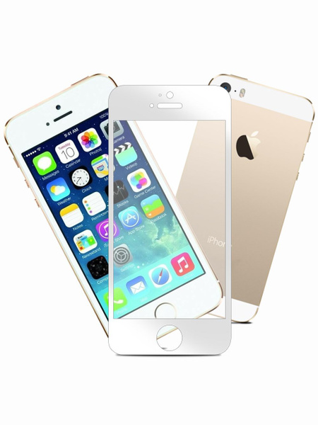 Защитное стекло на Айфон 5 SE, 5C, SE, 5S, олеофобное закаленное ...