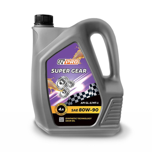 Трансмиссионное масло QVPRO Super Gear API GL-5 SAE 80W-90 4 л - купить по выгодной цене в ...