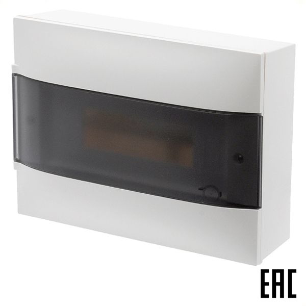 Бокс Legrand 135611 PractiboxS навесной 12 мод. IP40 темная прозр ...