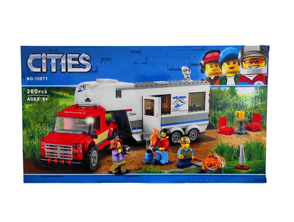 Конструктор CITIES 10871 "Дом на колесах" 360 деталей (Город Сити ...