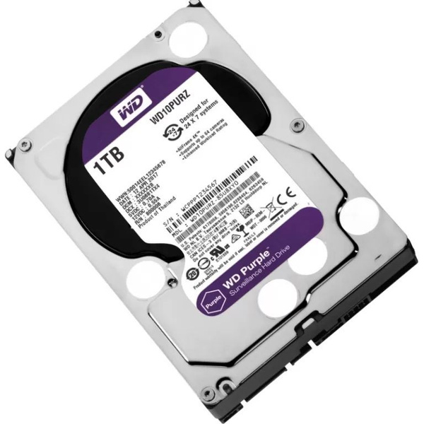1 ТБ Внутренний жесткий диск Western Digital Purple (WD10PURZ) - купить ...