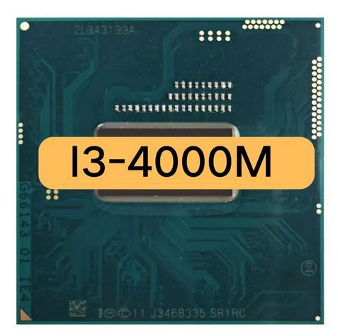 Процессор Intel I3 4000M Core i3 4-го поколения, OEM (без кулера), 2 яд ...
