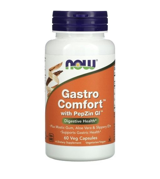 Now foods Gastro comfort гастро комфорт с PepZin GI 60 растительных ...