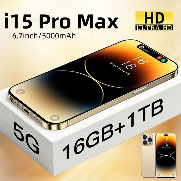 Смартфон i15 Promax XC Русский HD 4G 5G 12/512GB Android Phone Google ...