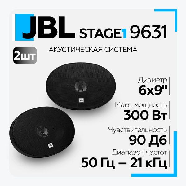Акустическая система JBL STAGE1 9631 - купить по выгодной цене в интернет-магазине OZON (965476665)