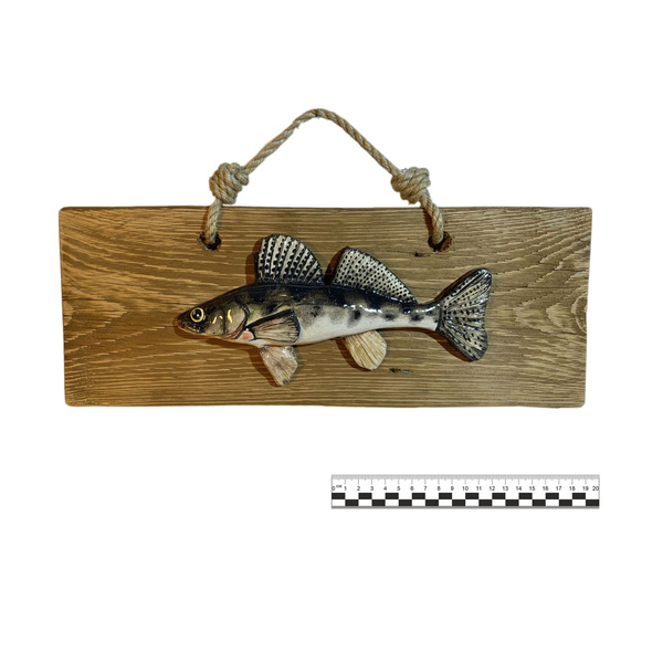 Украшение настенное интерьерное Керамическая настенная статуэтка судака исп 4 купить по