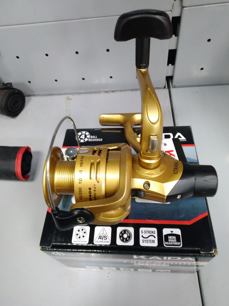 Катушка KAIDA CTR404, Безынерционная, 400, Задний фрикцион купить по низкой цене с доставкой в ...