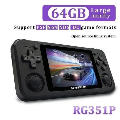 Портативная игровая консоль Anbernic rg 351р 64g - купить с доставкой по выгодным ценам в ...