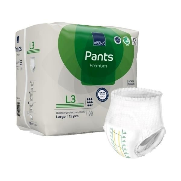 Подгузники трусики для взрослых ABENA Pants L3 Ночные, объем в бедрах ...