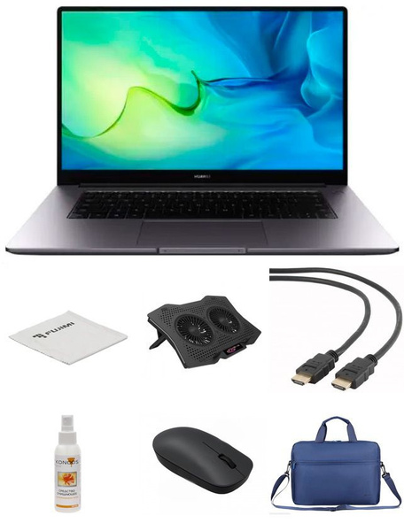 Ноутбук HUAWEI MateBook D 15 BoM-WFP9 + Набор аксессуаров + Подарочный ...