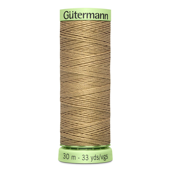 03 Нить Top Stitch 30/30 м для декоративной отстрочки, 100% полиэстер Gutermann 744506 (265 серо ...