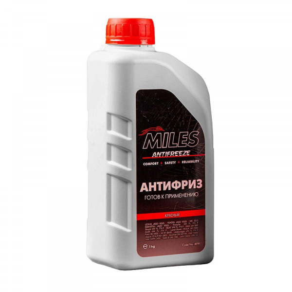 Антифриз Miles AFR1, Готовый раствор купить по выгодной цене в интернет ...