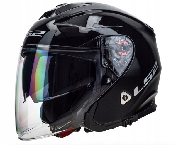 Мотошлем LS2 OF521 INFINITY SOLID (черный глянцевый, XS) - купить с доставкой по выгодным ценам ...