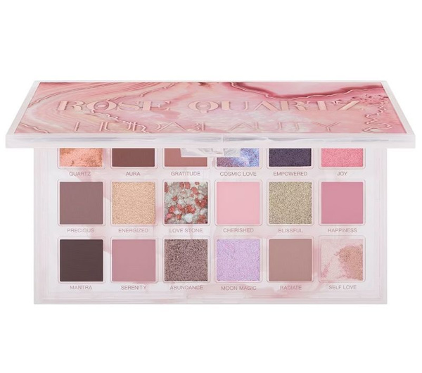 HUDA BEAUTY Тени для век Rose Quartz палетка - купить с доставкой по ...