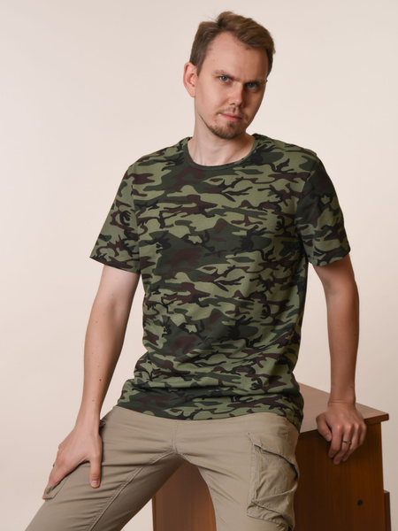 Футболка Cascatto, размер 46, цвет зеленый, темно-зеленый, 100% хлопок - купить по выгодной цене ...