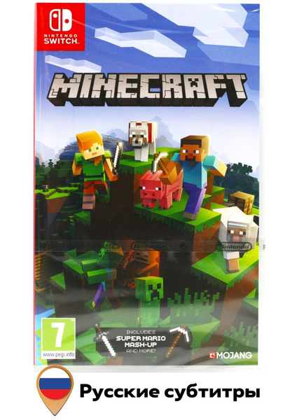 Игра Minecraft SW (Nintendo Switch, Русские субтитры) купить по низкой ...