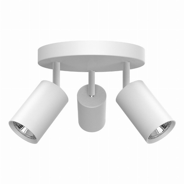 Светильник настенно-потолочный под лампу 3хGU10 белый 200*200*100мм ...