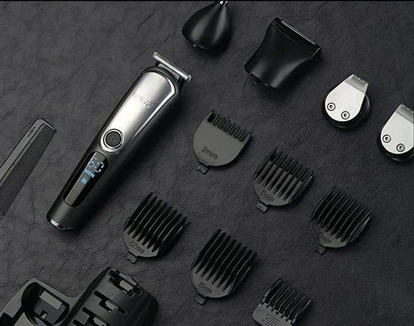 Набор для стрижки VGR V-105, черно-серый - купить по выгодным ценам в интернет-магазине OZON ...