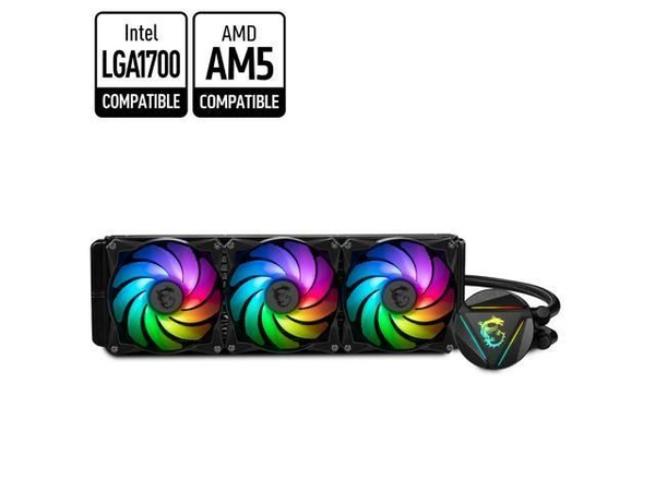 MSI MAG Core Liquid 360R V2 AIO Liquid CPU Cooler, Triple PWM, ARGB ...