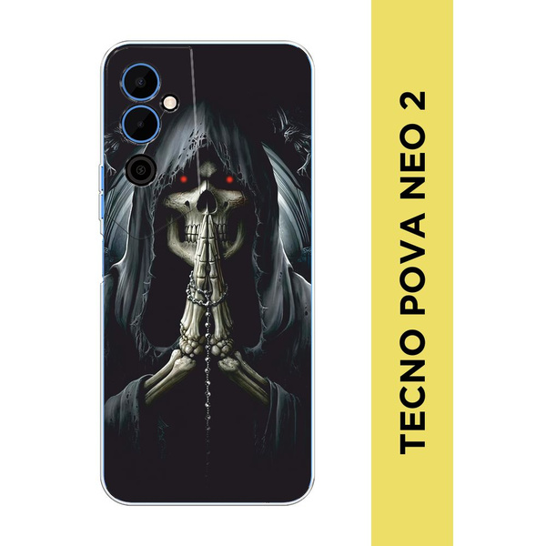 Силиконовый чехол на Tecno Pova Neo 2 / Техно Пова Нео 2 "Молитва ...