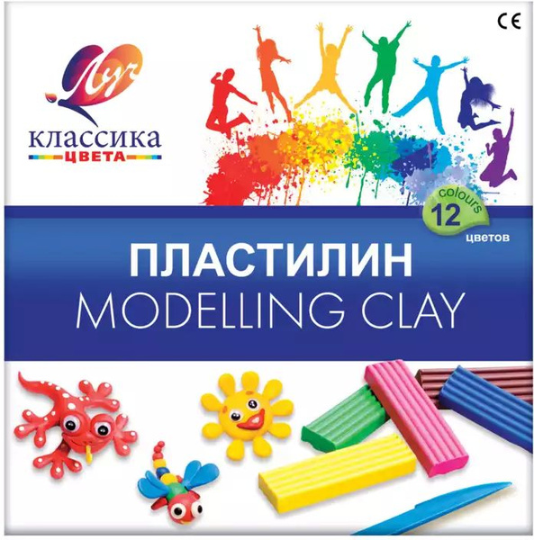 Пластилин 12 цв Классика ЛУЧ 7С 331-08 купить на OZON по низкой цене (1263599664)