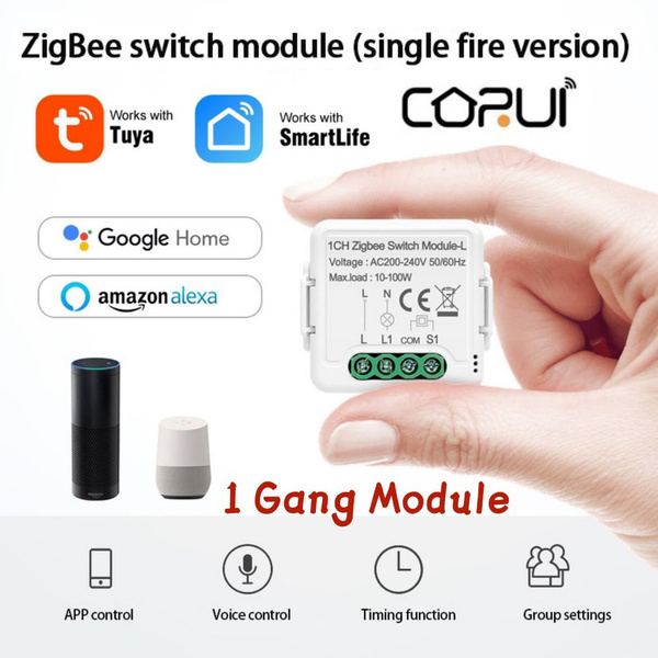 CoRui Умное реле Zigbee c Алисой на две линии - купить с доставкой по выгодным ценам в интернет ...