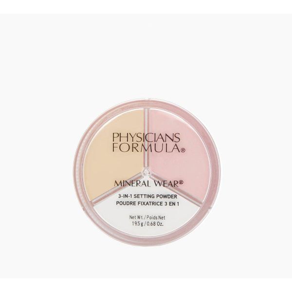 Пудра рассыпчатая 3 в 1 Physician's Formula Mineral Wear 3-in-1 Setting ...