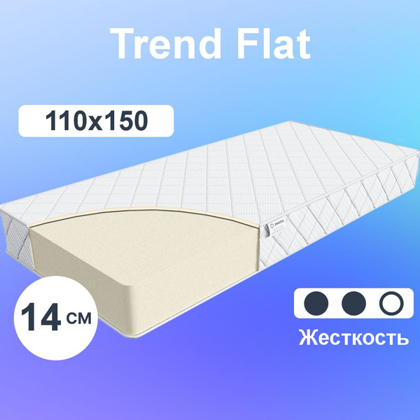 Матрас Мир Матрасов Аскона Trend Flat, 110 - купить по выгодной цене в ...