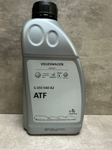 Масло трансмиссионное для АКПП Volkswagen ATF 1л G055540A2 - купить по ...