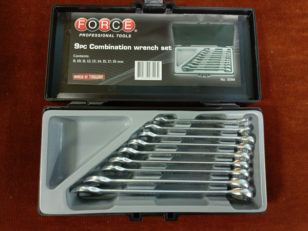 Набор ключей комбинированных 9пр.(8-19мм) FORCE 5094 - купить с ...