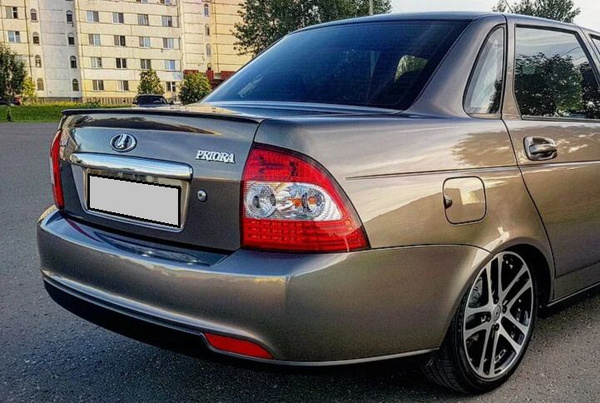 Бампер задний ЛАДА Приора 2 (LADA Priora 2 седан) ВАЗ 21704 КОРИАНДР ...