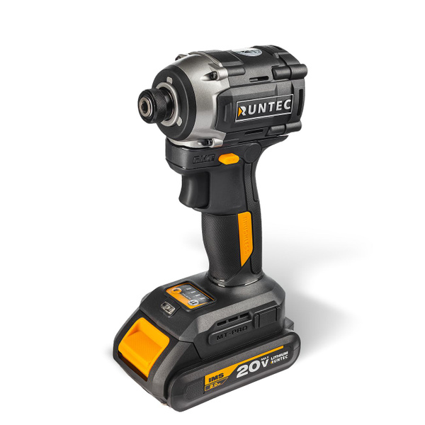 Винтоверт ударный аккумуляторный RUNTEC PRO 1/4", 20В, 2*2Ач, 230 Нм RT ...