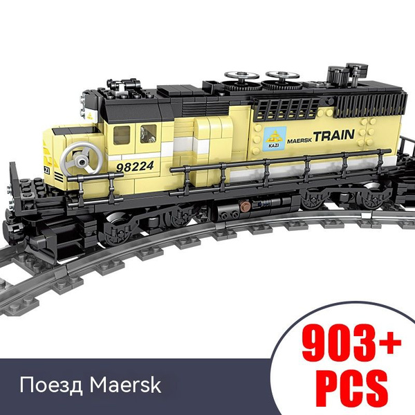 Игрушки 98224 Maersk Поезд кирпичи Сборка головоломки - купить с ...