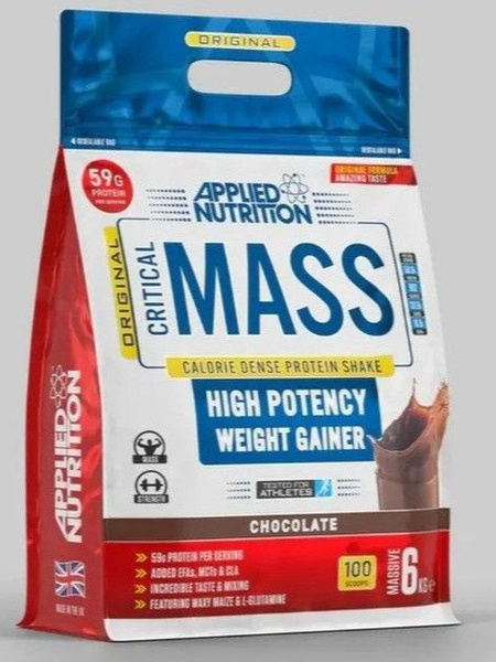 Гейнер Applied Nutrition CRITICAL MASS (Original Formula) 6000 г ...