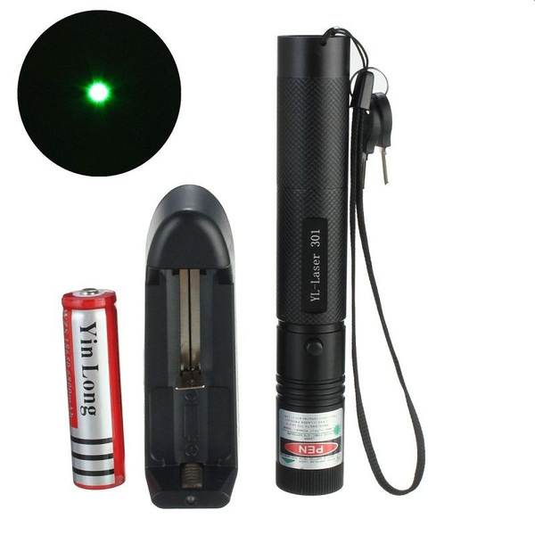 Зеленая лазерная указка YL*Laser 303 аккумулятор 18650 - купить с ...